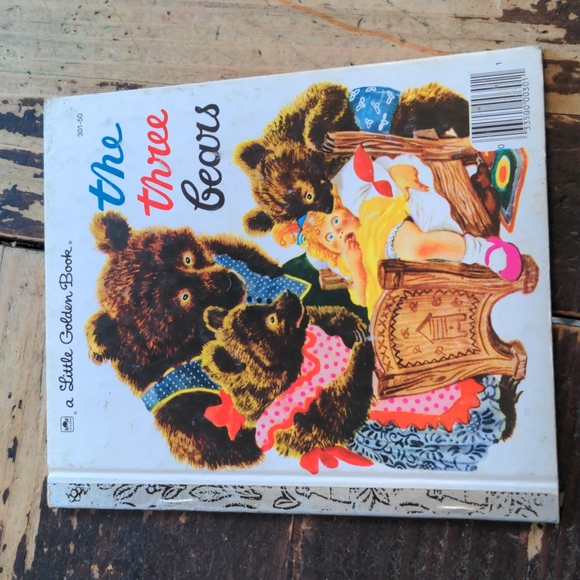 Little Golden Books | Other | Vintage A Little Golden Book The Three ...
